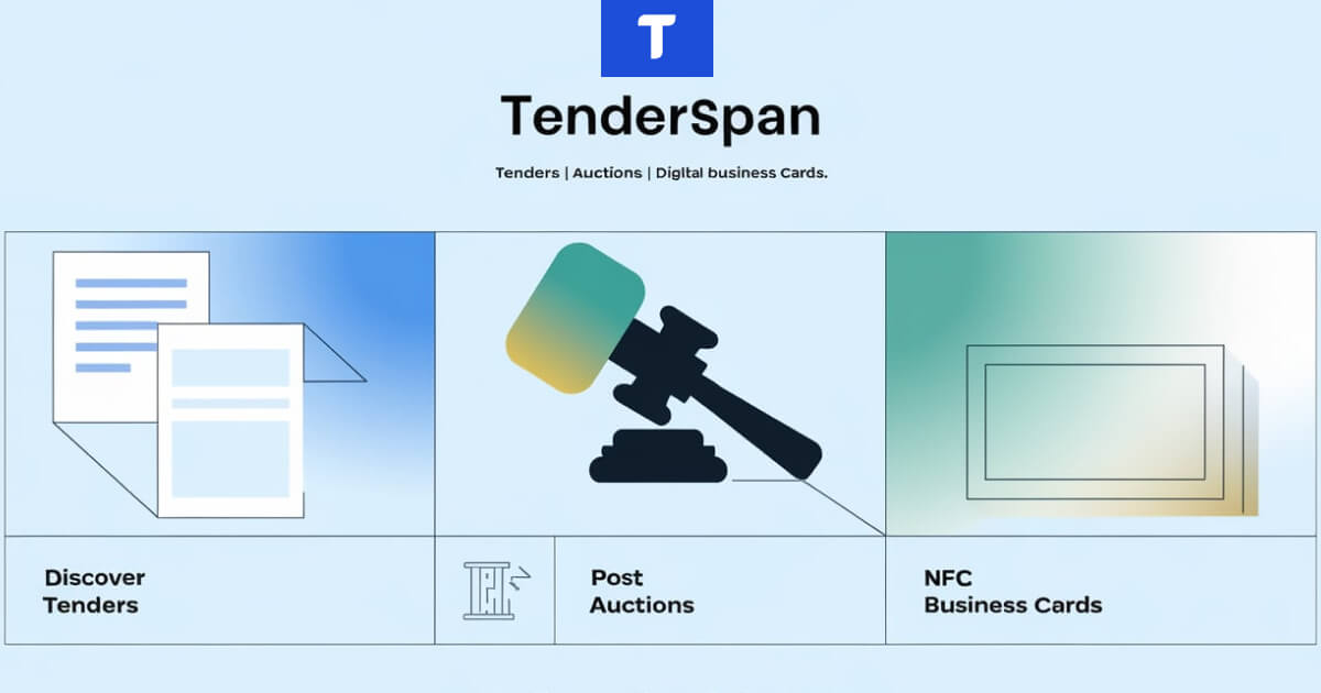 TenderSpan | Tenders, Auctions, and Digital Business Cards